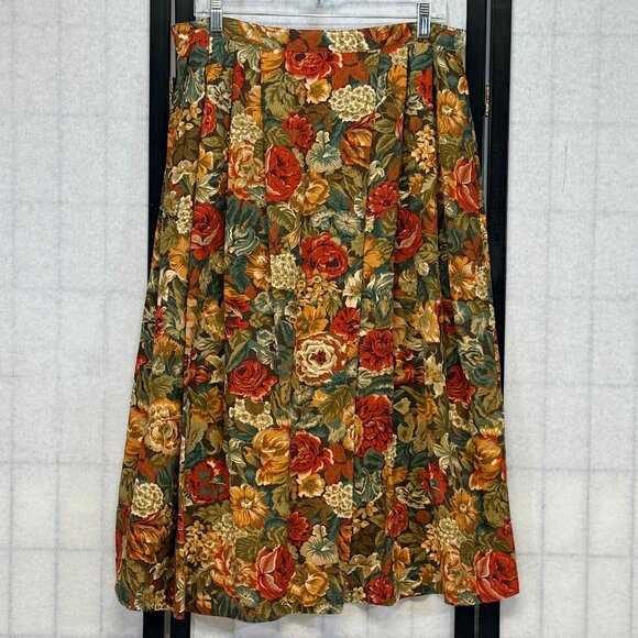 Cricket Lane | Skirts | Cricket Lane Vintage Midi Skirt Xl Pleated ...